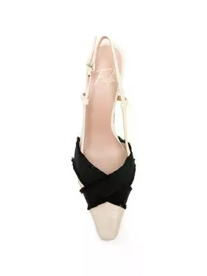 Roberto Festa Leonia Fringed Pumps - Neutrals