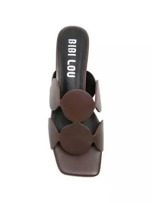 BIBI LOU Cut-out Mules - Brown