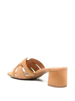 BIBI LOU Suede Mules - Brown