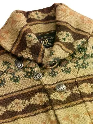 Ralph Lauren Patterned Shawl-collar Cardigan - Neutrals