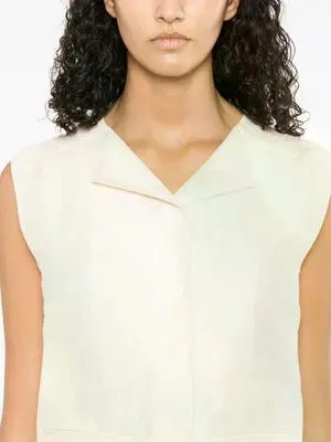 LESS Sleeveless V-neck Vest