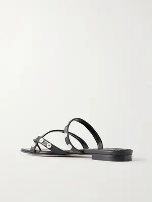 Manolo Blahnik Irafli Leather Sandals
