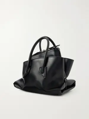 Attico La Passeggiata Mini Asymmetric Leather Tote