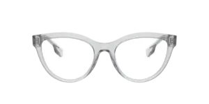 Burberry Lillie Cat Eye Eyeglasses - Transparent Grey