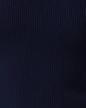ANDIATA Griet Rib-knit Sleeveless Top - Navy
