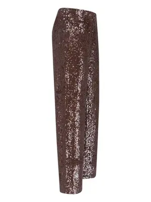 P.a.r.o.s.h Sequin Pants - Brown