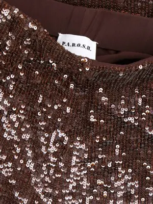 P.a.r.o.s.h Sequin Pants - Brown