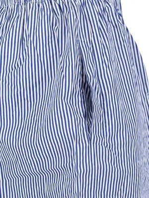 MC2 SAINT BARTH Striped Shorts - Blue