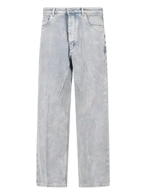 Rick Owens Straight Leg Jeans - Blue