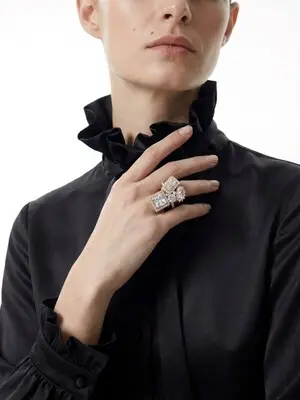 MAISON MARGIELA Stone Clustered Ring