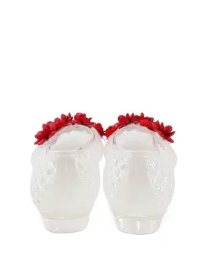 HEAVENLY JELLY Nova Sequin Flower Jelly Shoes