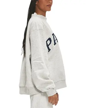 PARKE Varsity Mock Neck Sweatshirt