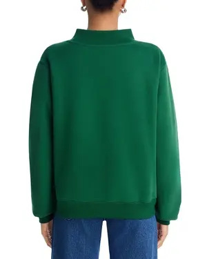 PARKE Varsity Mock Neck Sweatshirt