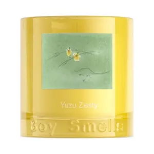 BOY SMELLS Yuzu Zesty Standard Candle, 8.5 Oz - Yellow