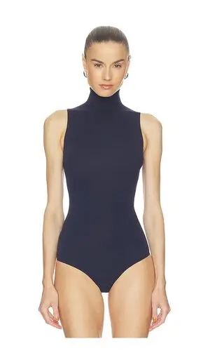 Commando Ballet Sleeveless Bodysuit - Navy