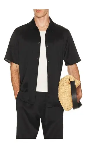 LES DEUX Hector Plisse Shirt