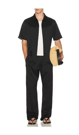 LES DEUX Hector Plisse Shirt
