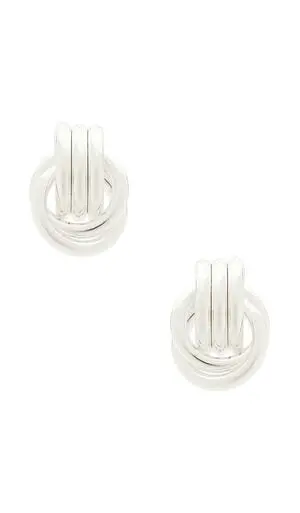 HEAVEN MAYHEM Micro Knot Earrings - Silver