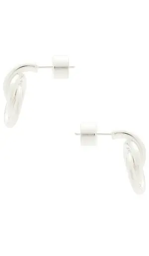 HEAVEN MAYHEM Micro Knot Earrings - Silver
