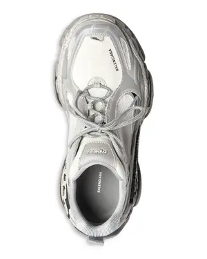 Balenciaga Triple S 2 Gradient Mesh Sneakers - Gradient Grey