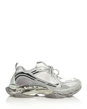 Balenciaga Triple S 2 Gradient Mesh Sneakers - Gradient Grey
