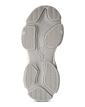 Balenciaga Triple S 2 Gradient Mesh Sneakers - Gradient Grey