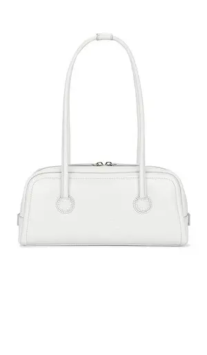 MARGESHERWOOD Soft Boston Ew Shoulder Bag - Silver Strarry Effect
