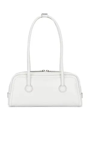 MARGESHERWOOD Soft Boston Ew Shoulder Bag - Silver Strarry Effect
