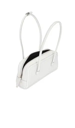MARGESHERWOOD Soft Boston Ew Shoulder Bag - Silver Strarry Effect