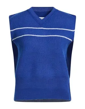 MAISON MARGIELA Virgin Wool Intarsia-knit Sleeveless Sweater