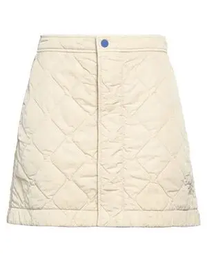 Burberry Quilted Flared Mini Skirt - Beige