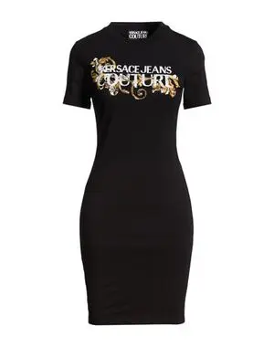 Versace Round Neck Day Dresses