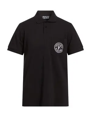 Versace Polo Shirt Size Cotton - Black