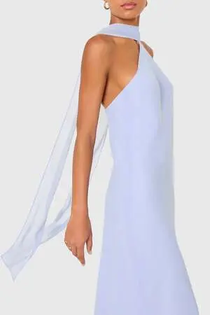 Amanda Uprichard Ashton Maxi Dress - Arctic