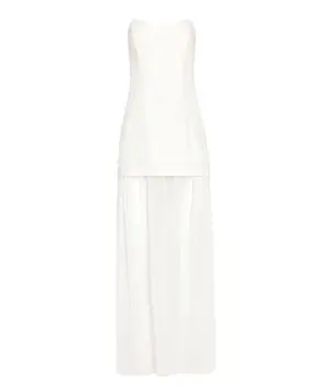 Amanda Uprichard Christy Strapless Maxi Dress - Ivory