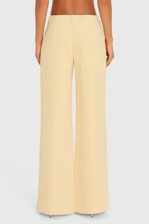 Amanda Uprichard Hathaway Pants Tailored Wide-leg Trousers