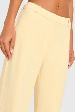Amanda Uprichard Hathaway Pants Tailored Wide-leg Trousers