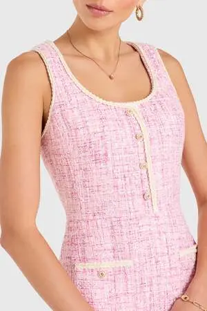 Amanda Uprichard Caligari Dress - Pink