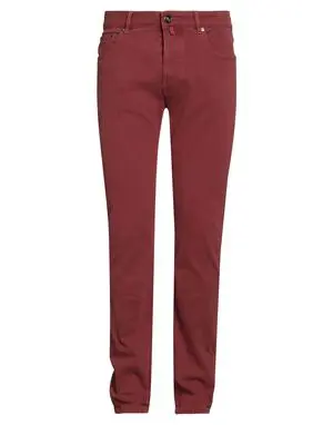 MOORER Cotton Gabardine Stretch Pants