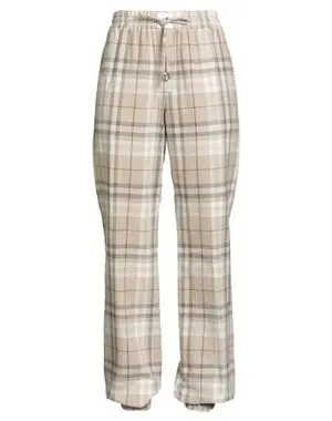 Attico Tartan Flannel Tapered Pants - Beige