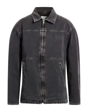 MAISON MARGIELA Cotton Canvas Jacket - Black