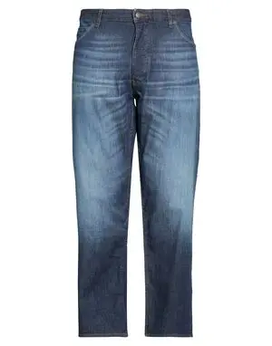 Emporio Armani Tapered High-waisted Jeans - Blue