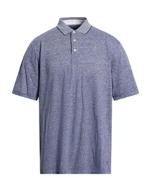 HACKETT Man Polo Shirt Khaki Size Xxl Cotton, Linen Navy