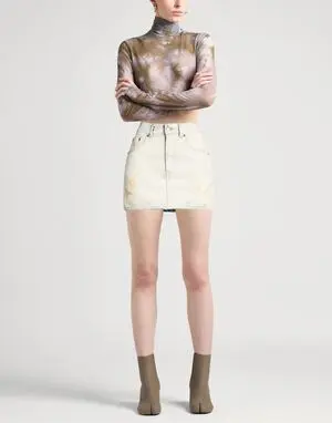 MAISON MARGIELA Denim Flared Skirt
