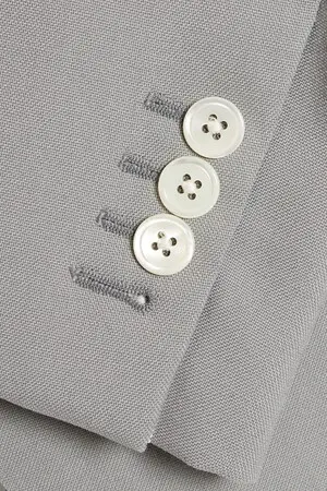 Thom Browne Wool And Mohair-blend Blazer - Light Gray