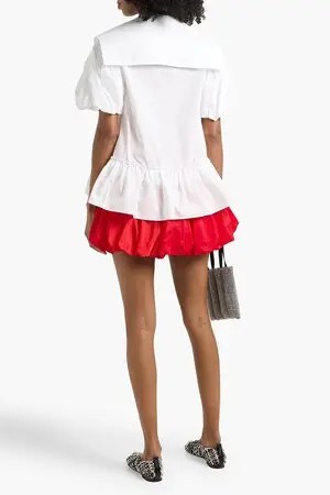 Simone Rocha Ruffled Taffeta Mini Skirt