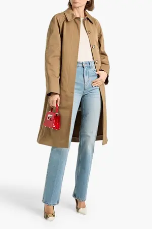 Victoria Beckham Cotton-blend Twill Trench Coat