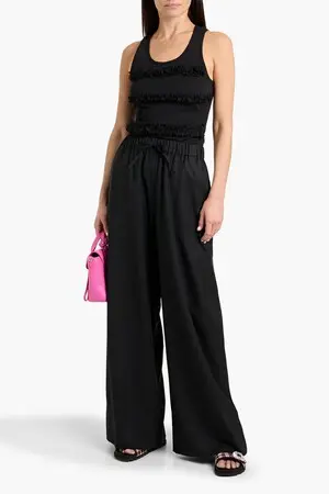 Simone Rocha Wool-twill Wide-leg Pants