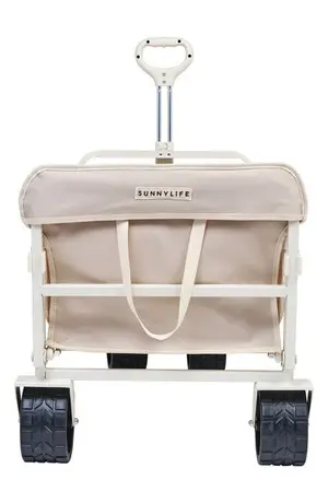 SUNNYLIFE Folding Beach Cart - Grey