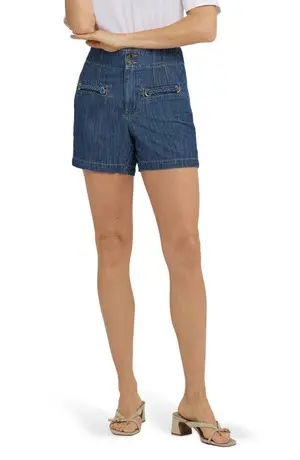 NYDJ Briella Embellished Welt Pocket Denim Shorts